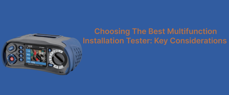 Choosing the Best Multifunction Installation Tester: Key Considerations ...