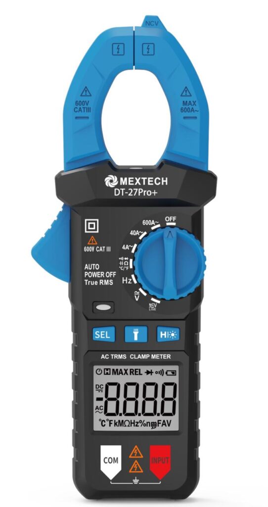 Digital Dual Display Clamp Meter DT-2250 - MEXTECH